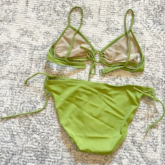 J. Crew | Swim | Vintage J Crew Avocado Green String Bikini M Top S ...